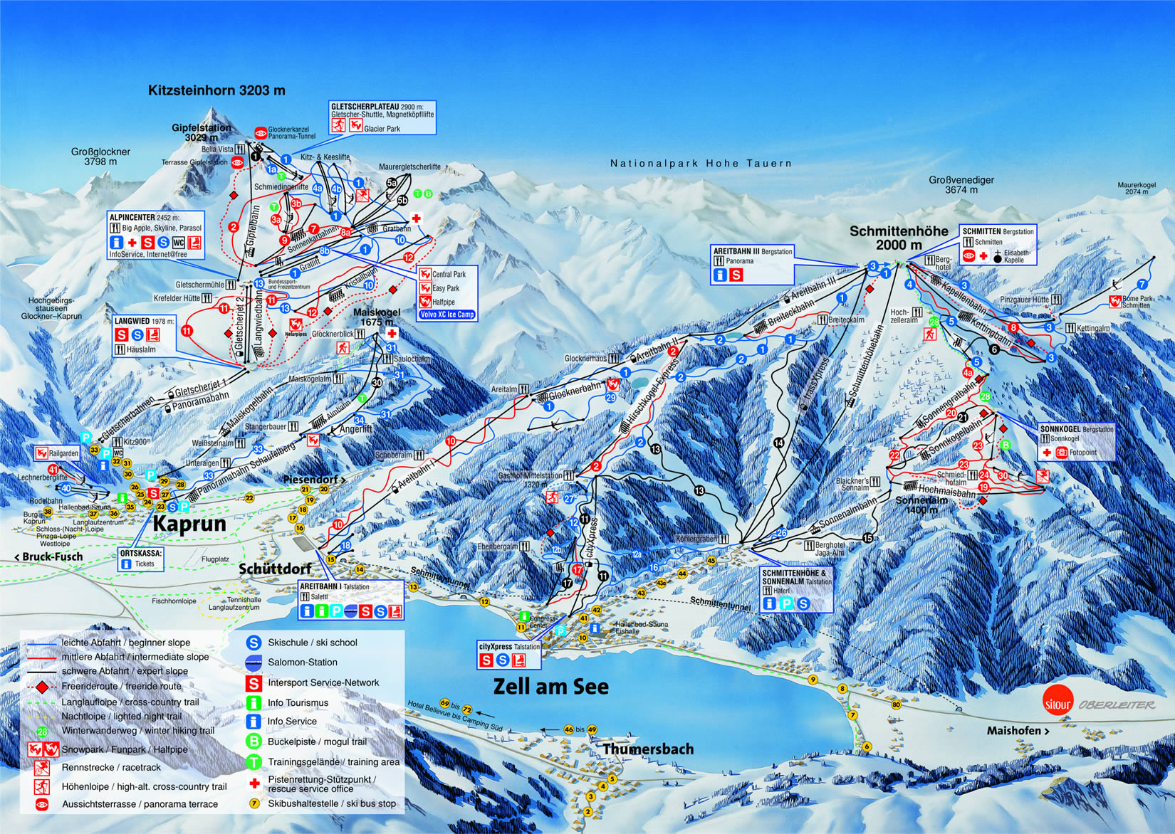 Waidachhof in Zell am See - Kaprun: Skigebiet/Skipass - Piesendorf ...